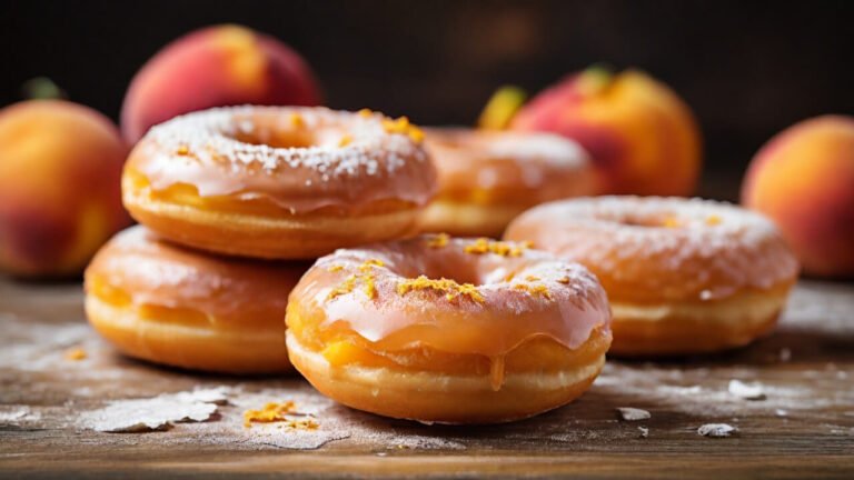 Peach Donut Recipe: The Best Gourmet Peachy Donuts Recipe
