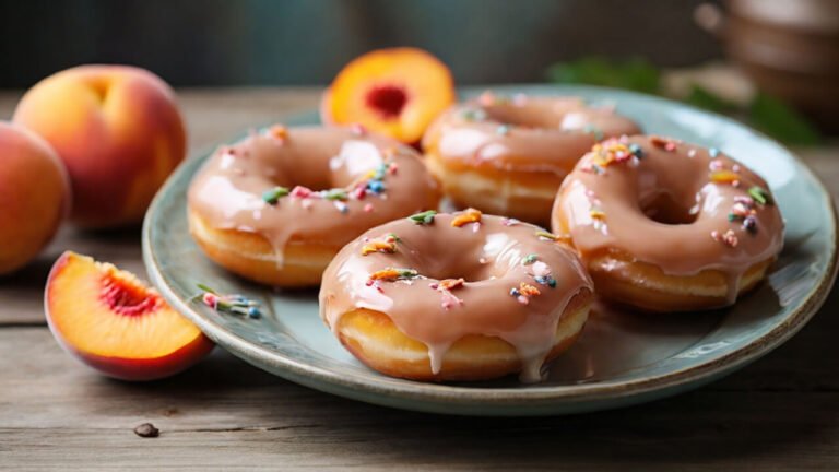 Peach Donut Recipe: The Best Gourmet Peachy Donuts Recipe
